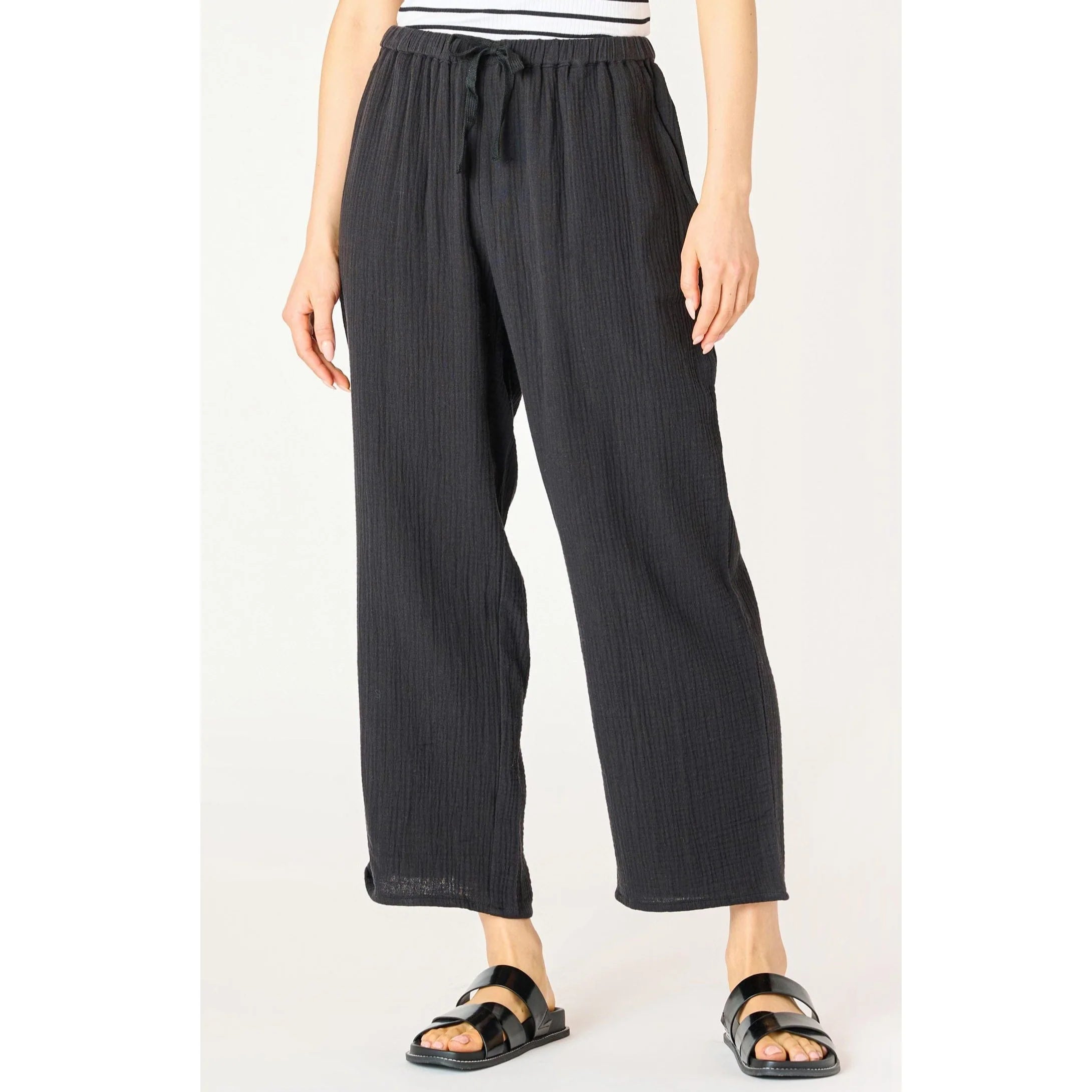 DEX Pull On Textured Pants in Black – Miller The Label